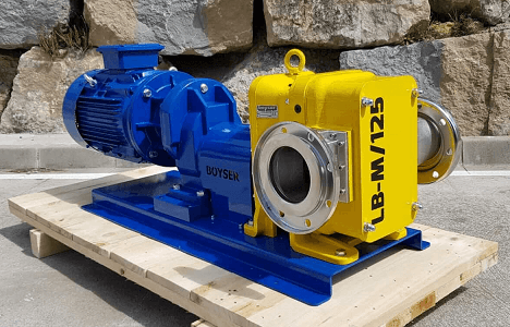 Rorary Lobe Pumps for The Transfer of Flocculant in Water Treatment System
